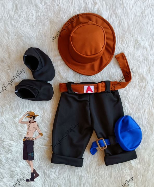 Ace costume for babies(One piece characters) | Lazada PH