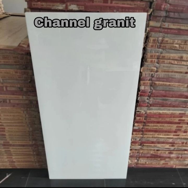 Granit Lantai 60×120 Pure White Glosy merk Garuda tile | Lazada Indonesia