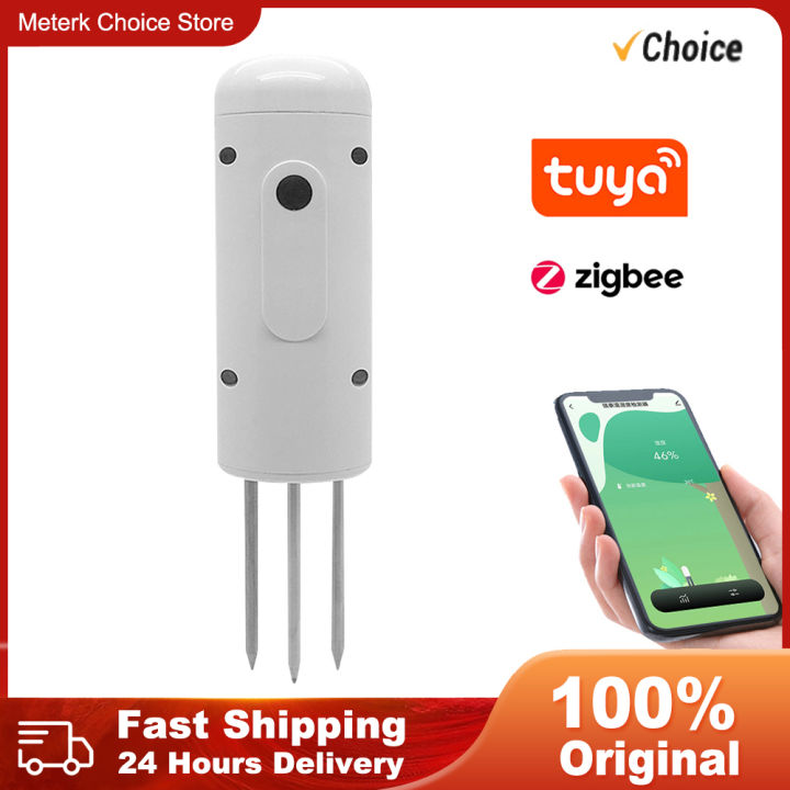 Tuya Zigbee Intelligent Wireless Soil Moisture Meter Temperature ...