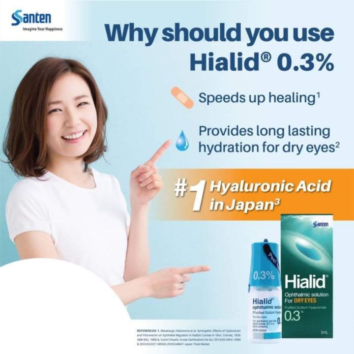 Hialid 0.3% Sodium Hyaluronate for Dry Eye 5ml | Lazada PH