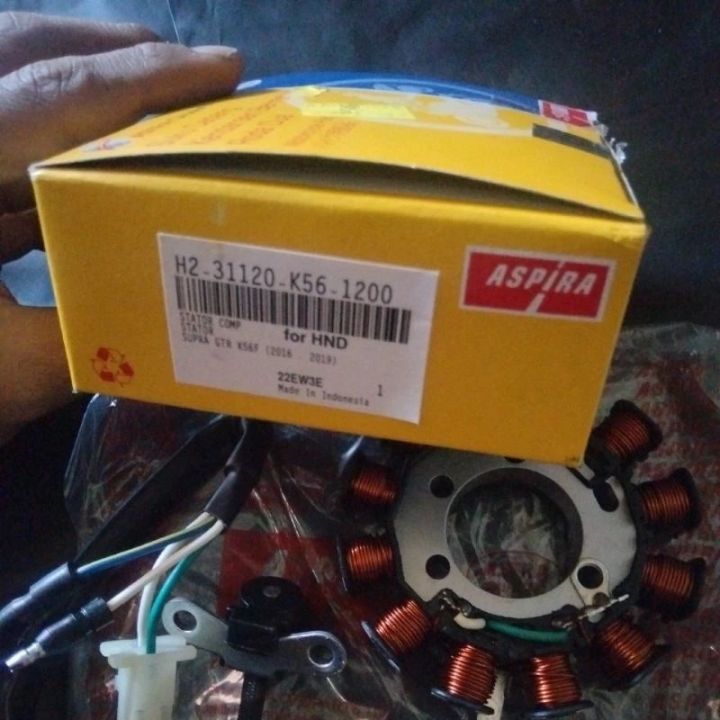 Sepul spul stator comp K56 honda sonic supra gtr 150cc Aspira original ...