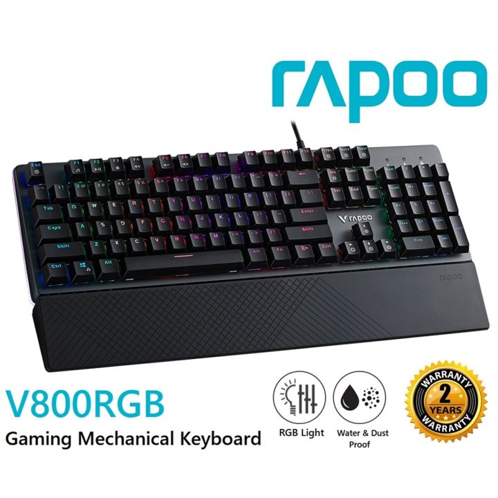 Rapoo V800RGB Backlit Mechanical Gaming Keyboard | Lazada