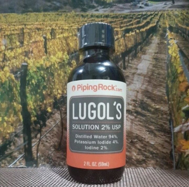 Lugol's Iodine (2%) Solution, 2 fl oz (59 mL) Potassium Iodide Piping ...