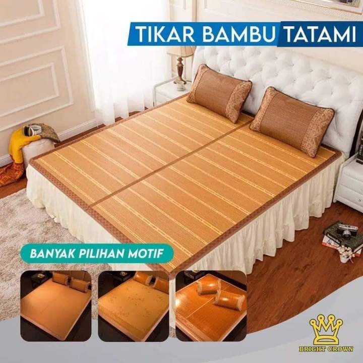 Tikar Bambu Tatami/ TIKAR SULTAN BAMBU BEST SELLER / TIKAR TRADISIONAL ...