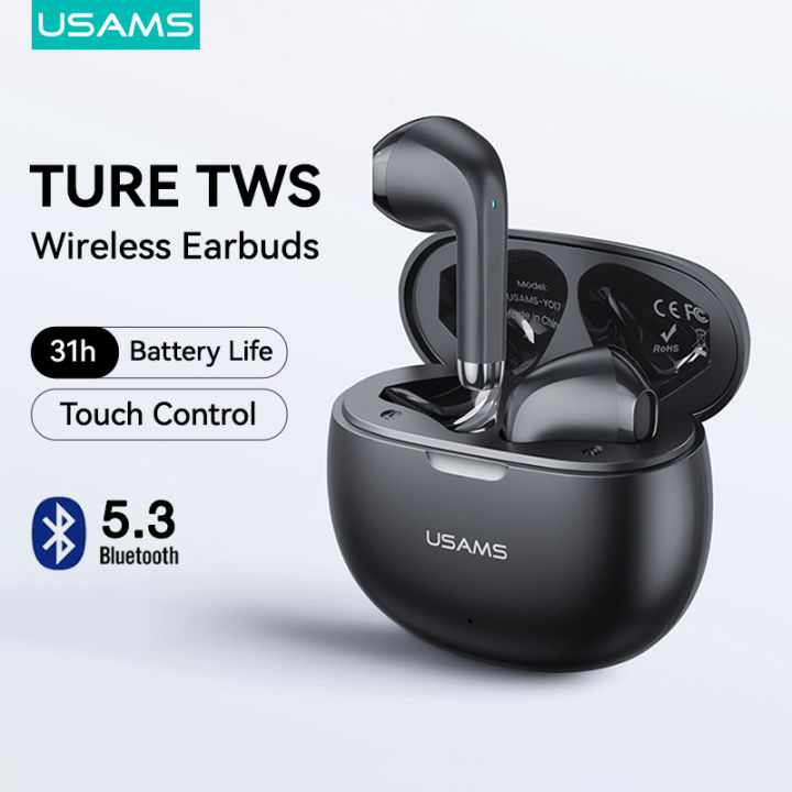 USAMS TureTWS Wireless Earphones Bluetooth 5.3 Ultra Mini Size Wireless ...