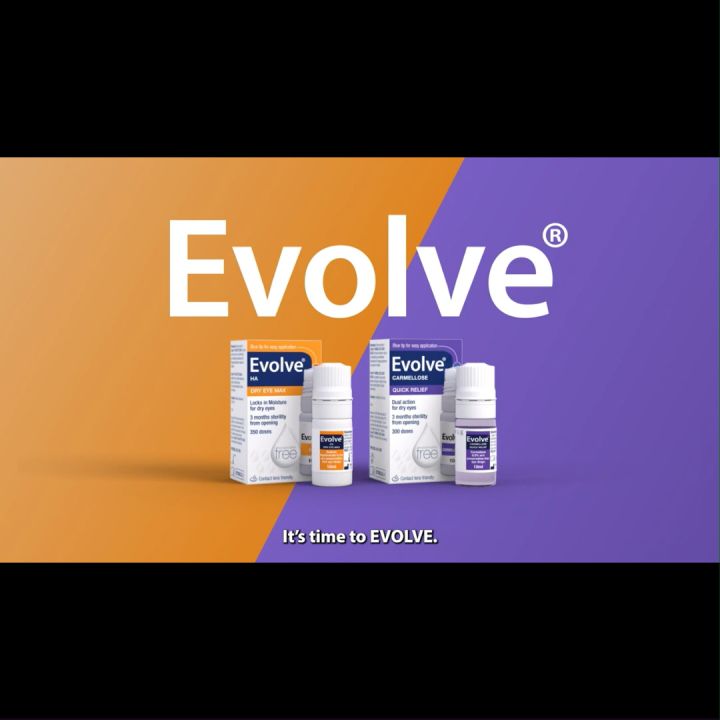 Evolve® Dry Eye Max HA 0.2% Intensive Eye Drops 10ml (For Moderate to ...