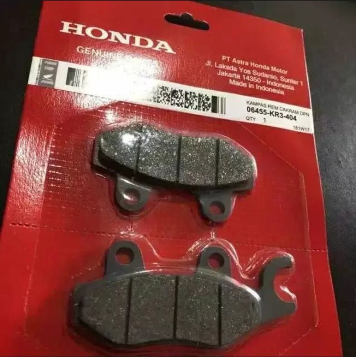 Dispad Kampas Rem Cakram Depan Supra x 125 Kharisma Revo Lama Supra Fit ...
