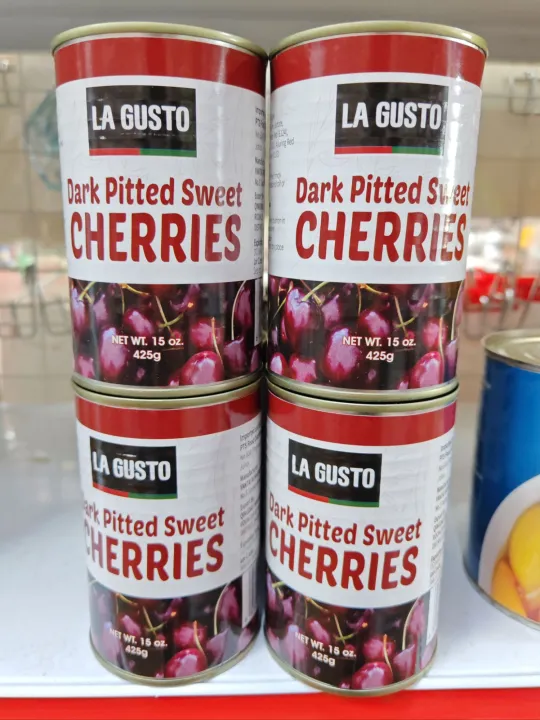 La Gusto Dark Sweet Pitted Cherry 850g/425g | Lazada