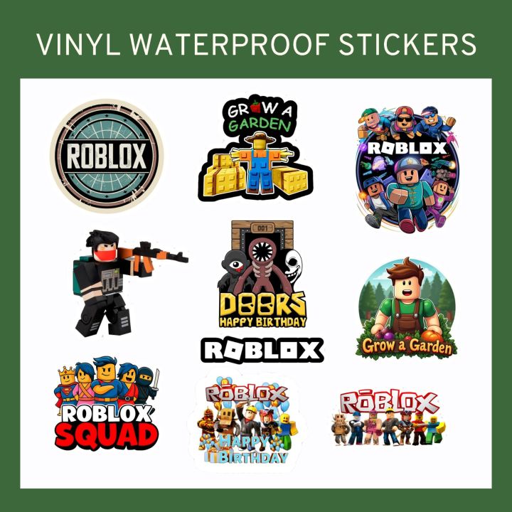 Roblox Stickers | Vinyl Matte Laminated Waterproof and Scratchproof ...