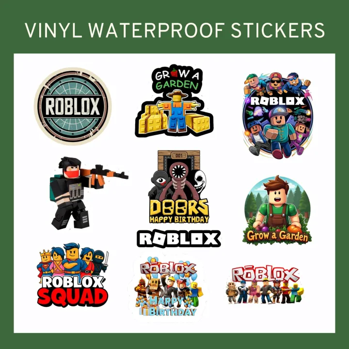 Roblox Stickers | Vinyl Matte Laminated Waterproof and Scratchproof ...