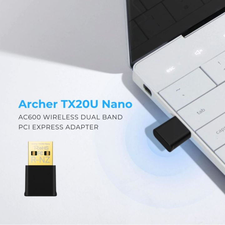 TP-Link Archer TX20U Nano AX1800 Nano Wi-Fi 6 Wireless USB Adapter ...
