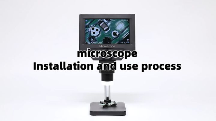DEKES 10MP Industrial Digital Microscope, 5.5" LCD Display1000x ...