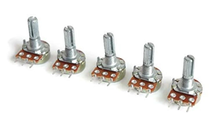 3PCS. UNIVERSAL POTENTIOMETER VOLUME CONTROL (MONO) 16mm 3PINS 1M 100K ...