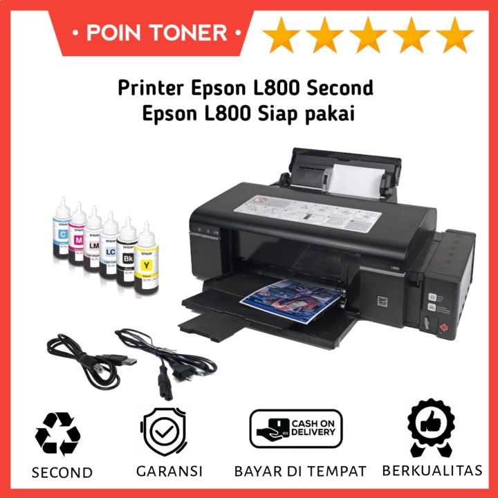 Printer Epson L800 Second Siap pakai | Lazada Indonesia