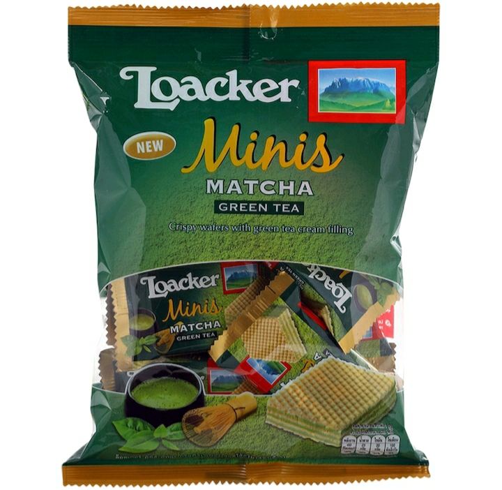 ล็อกเกอร์ เวเฟอร์รสชาเขียวมัทฉะ Loacker Minis Matcha Green Tea Wafer ... ล็อกเกอร์ เวเฟอร์รสชาเขียวมัทฉะ Loacker Minis Matcha Green Tea Wafer ...