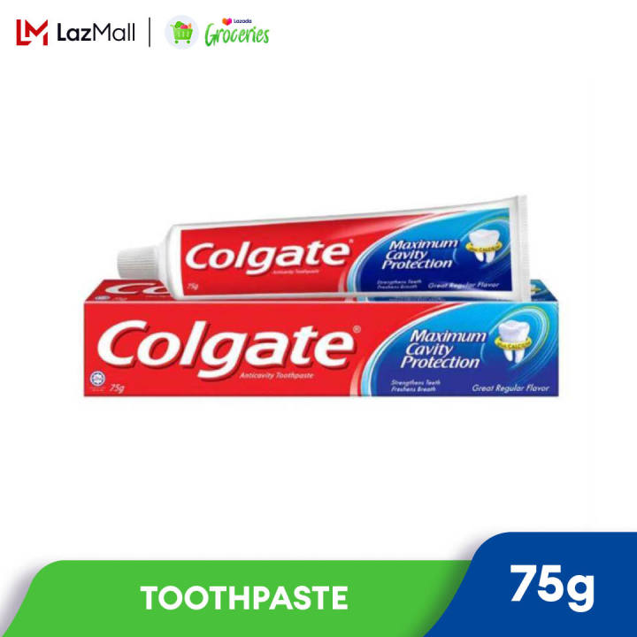 Colgate Maximum Cavity Protection Great Regular Flavour Toothpaste 75g ...
