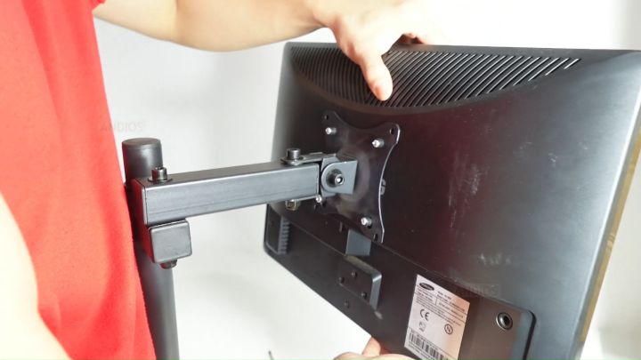 Monitor Arm Table Clamp Laptop Bracket Komputer Mount Meja Display ...