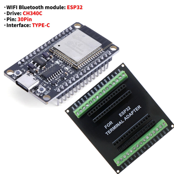 ESP32 Development Board WiFi+Bluetooth Module Ultra-Low Power Consumption Dual Core NodeMCU-32S ...