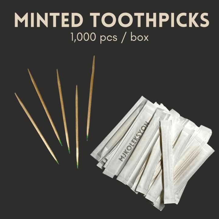 Toothpick with Mint 1000pcs Individually Wrapped | Lazada PH