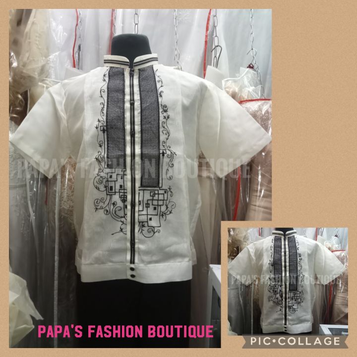 【New】 Polo Jacket Barong Tagalog for Men | Modern Barong Tagalog ...