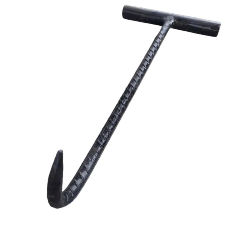 T-shaped Drain Cover Hook Thread Steel Manhole Opening Hook Load ...