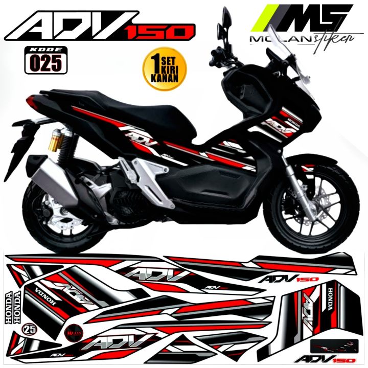 Decal Sticker Striping Variasi Honda ADV 150 2019-2021 /ADV 150 OLD ...
