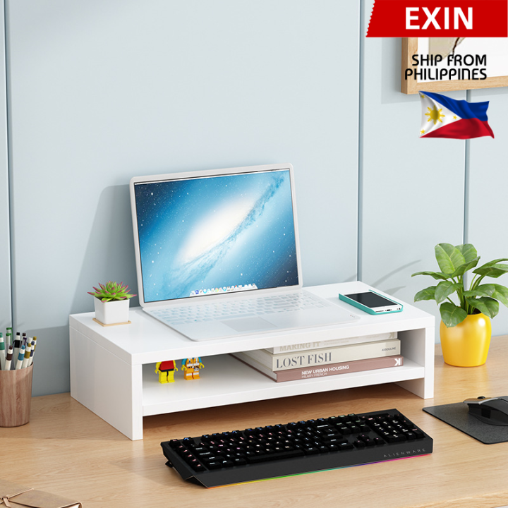 Wooden Monitor Holder Classic Style Bracket Computer Monitor Stand ...