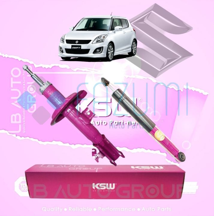 Suzuki Swift 2005-2013 KSW Gas Absorber 1 pair(sepasang) | Lazada