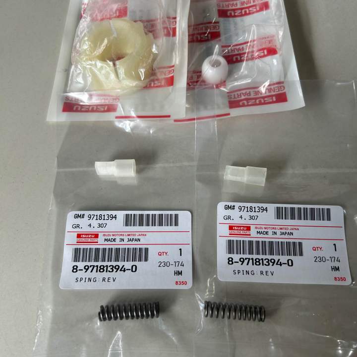 GENUINE ISUZU SHIFTER BUSHING REPAIR KIT FOR MUX DMAX M-UX (KAMBYO ...