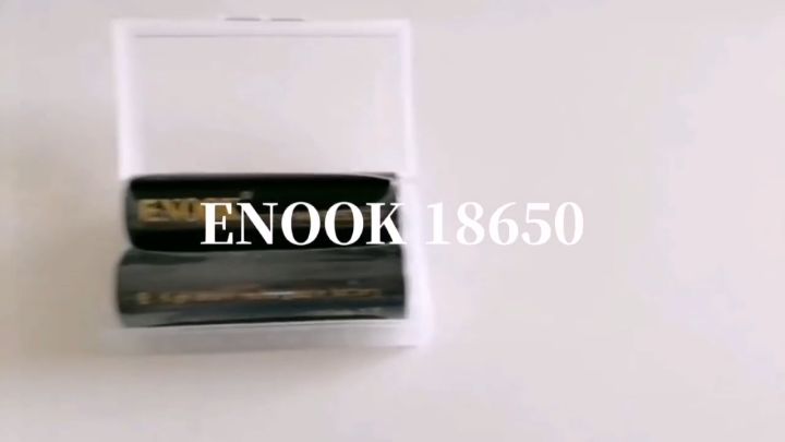 Enook 18650 Battery 3600mAh 35A Rechargeable 3.7V Lithium Security Code ...