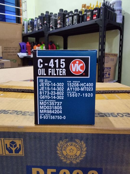 Vic Oil Filter C-415 ORIGINAL ( Mitsubishi Xpander | Mirage G4 ...