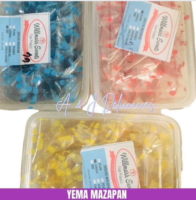 Yema special Mazapan ( Langka ,Ube, Milk) 15 pcs Per tub | Lazada PH