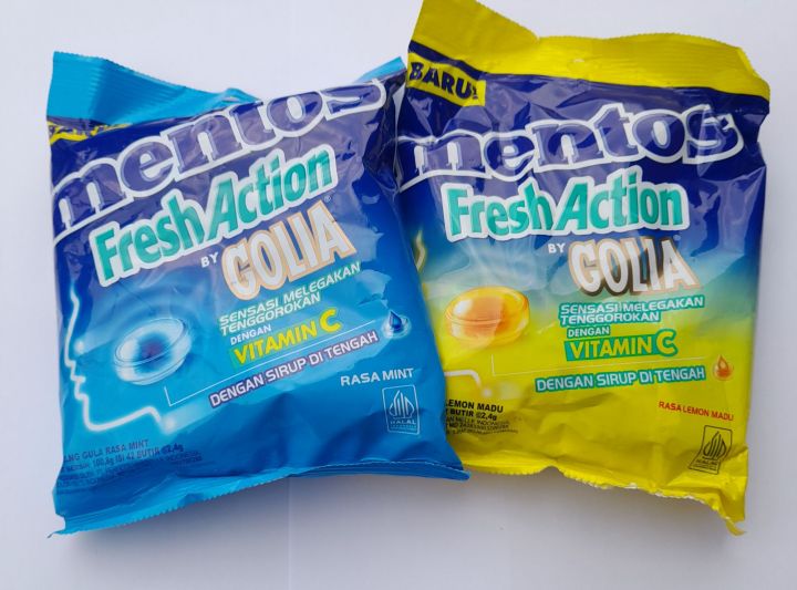 Permen Mentos Fresh Action Golia | Lazada Indonesia