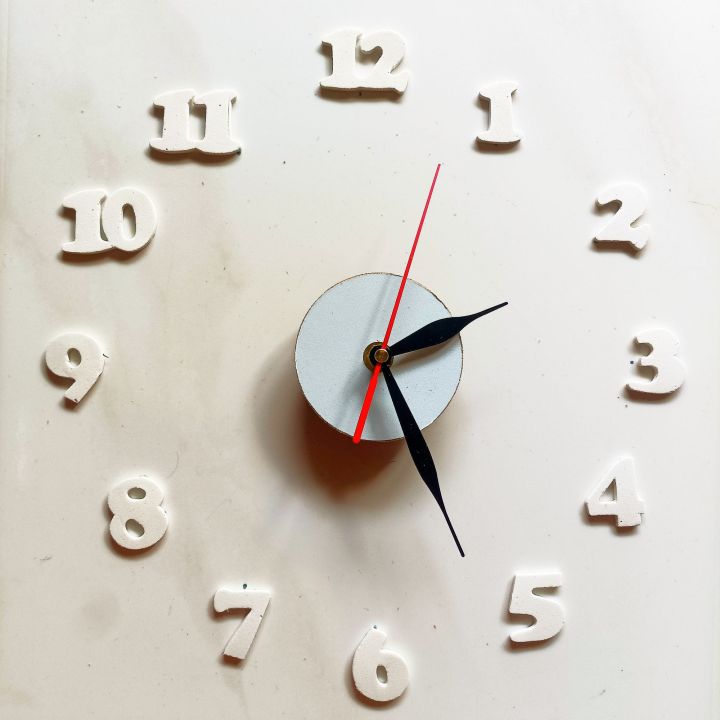 jam dinding diy 12 angka putih | Lazada Indonesia