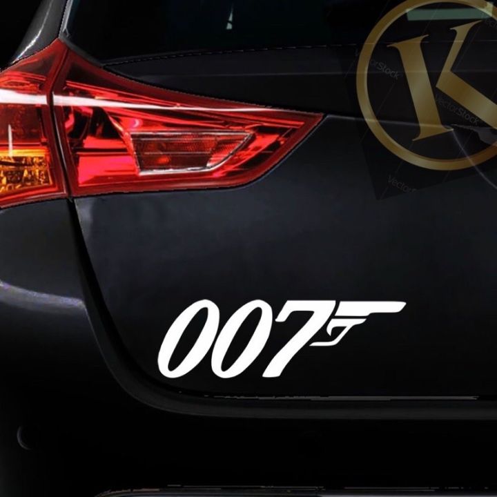 [Ready Stock] K008# 007 Logo Vinyl Decal Stickers | Lazada