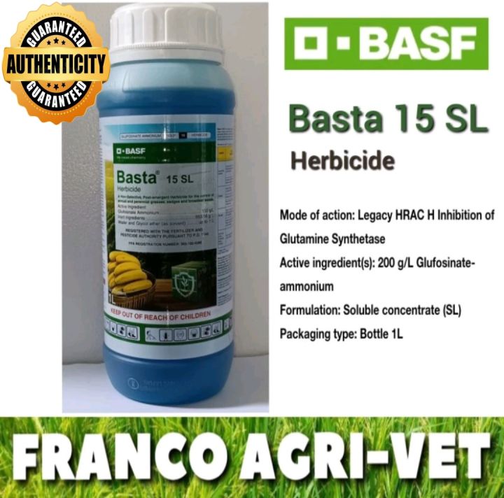 Basta 15SL Herbicide ( 1 Liter ) | Lazada PH