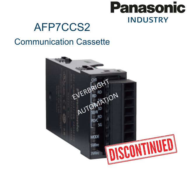 Panasonic PLC AFP7CCS2 FP7 Communication Cassette AFP7CCRS2 | Lazada