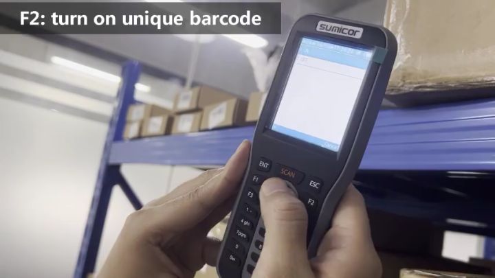 Sumicor Inventory Data Collector Terminal 1D CCD Barcode Scanner 2.4G ...