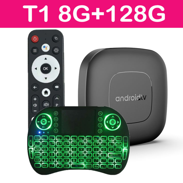 T1 Smart TV Box Android 14 8K Video Ram 4GB 8GB Rom 64GB 128GB Quad ...