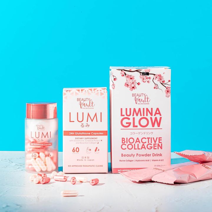 LUMI 24H Glutathione Capsules | LUMINA GLOW | Lazada PH