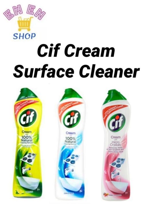 [CIF] - BUNDLE OF 5 - CIF Cream Surface Cleaner Lemon / Original / Pink ...