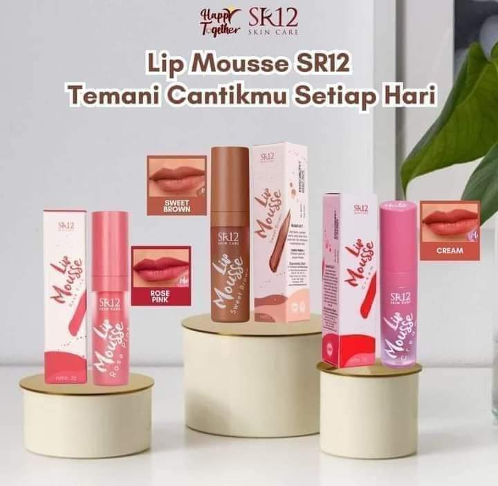 LIP MOUSSE / SR12 / LIP RINGAN / OMBRE / TAHAN TRANSFER/ TAHAN LAMA | Lazada Indonesia