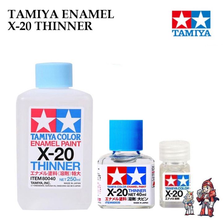 [TAMIYA] ENAMEL X-20 THINNER X20 น้ำยาเช็ดทำความสะอาดสีตัดเส้น | Lazada ...