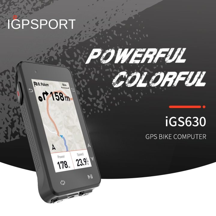 iGPSPORT iGS630 Bike GPS Computer Global Offline Map Navigation Cycling ...