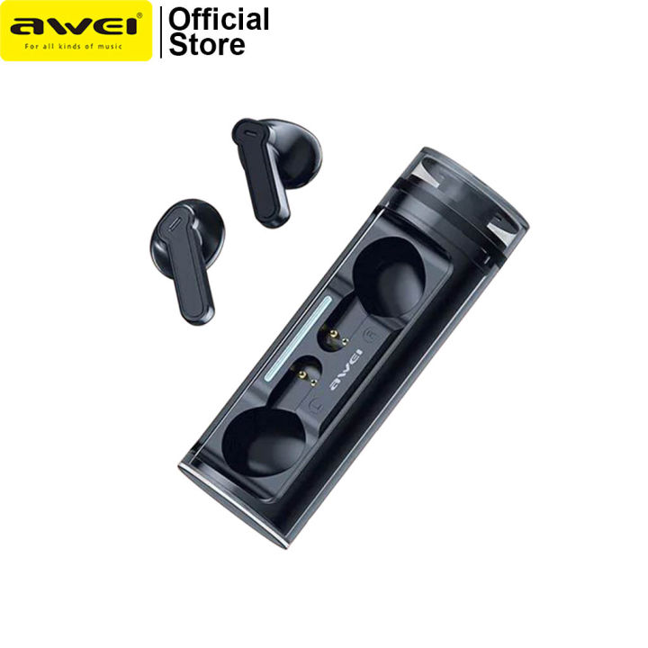 Awei T77 ENC Bluetooth Earphones Noise Cancelling Earbuds HiFi Stereo ...