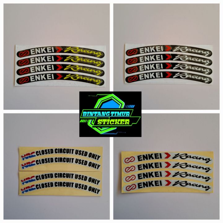 STICKER VELG ENKEI HRC,CUTTING | Lazada Indonesia