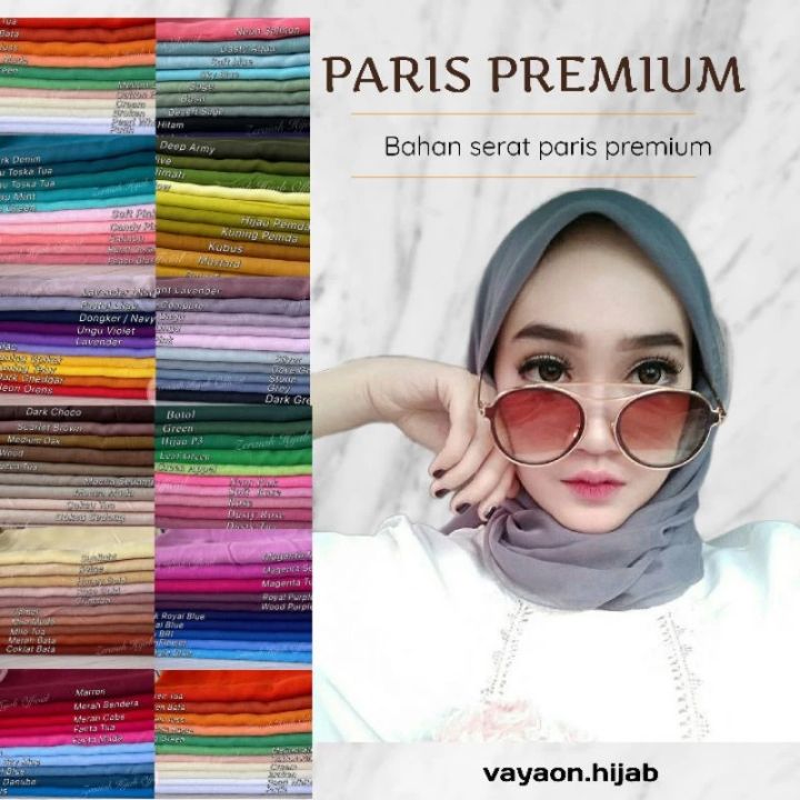 Kerudung Hijab Segiempat Paris Jadul Red Rose Premium Mudah Diatur ...