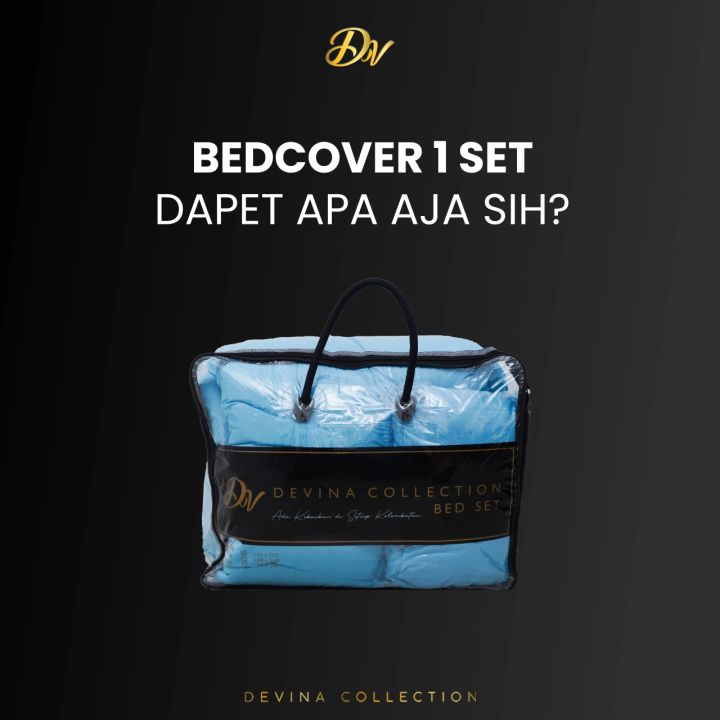 Bedcover Set Aesthetic Korea Two Tone Merah Mix Hitam Tinggi 40cm Karet ...