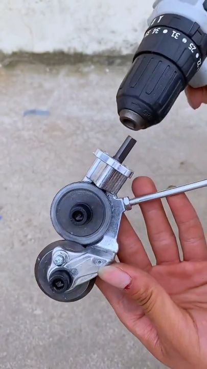 Ktools Electric Drill Metal Plate Cutter DIY Metal Sheet Cutting Tool ...