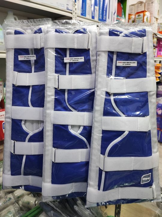 KNEE IMMOBILIZER - Small, Medium 21", Large 21", Large 21" & X-Large 22 ...